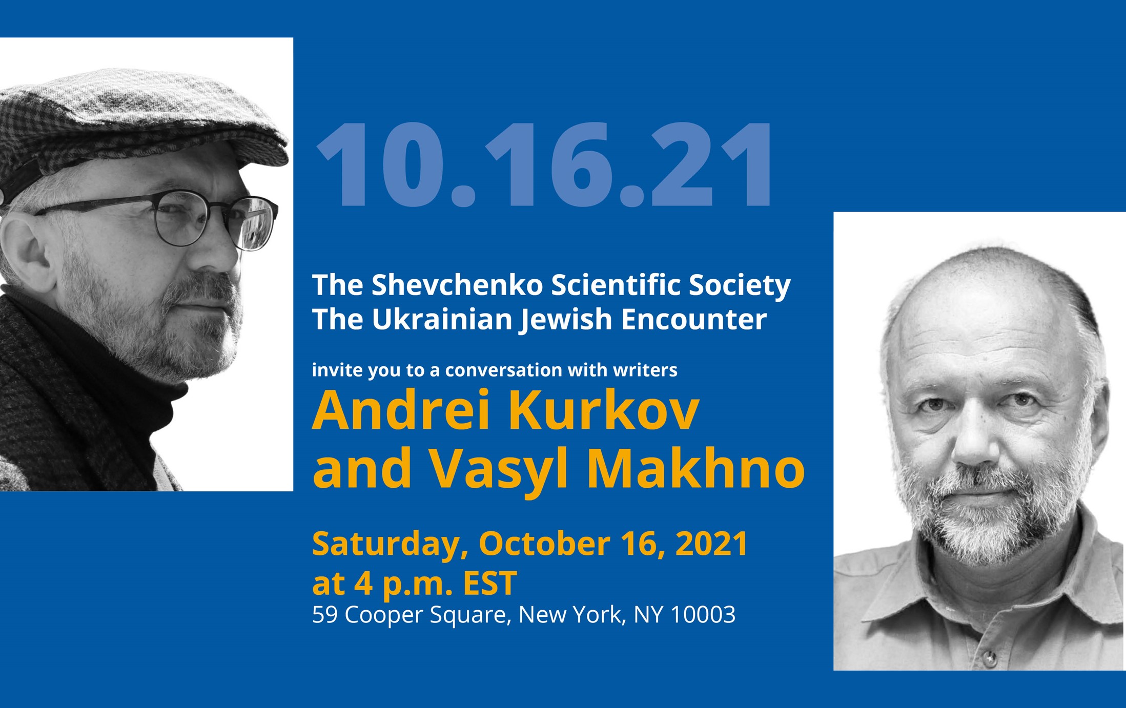 A conversation with Andrei Kurkov and Vasyl Makhno - UJE - Ukrainian ...
