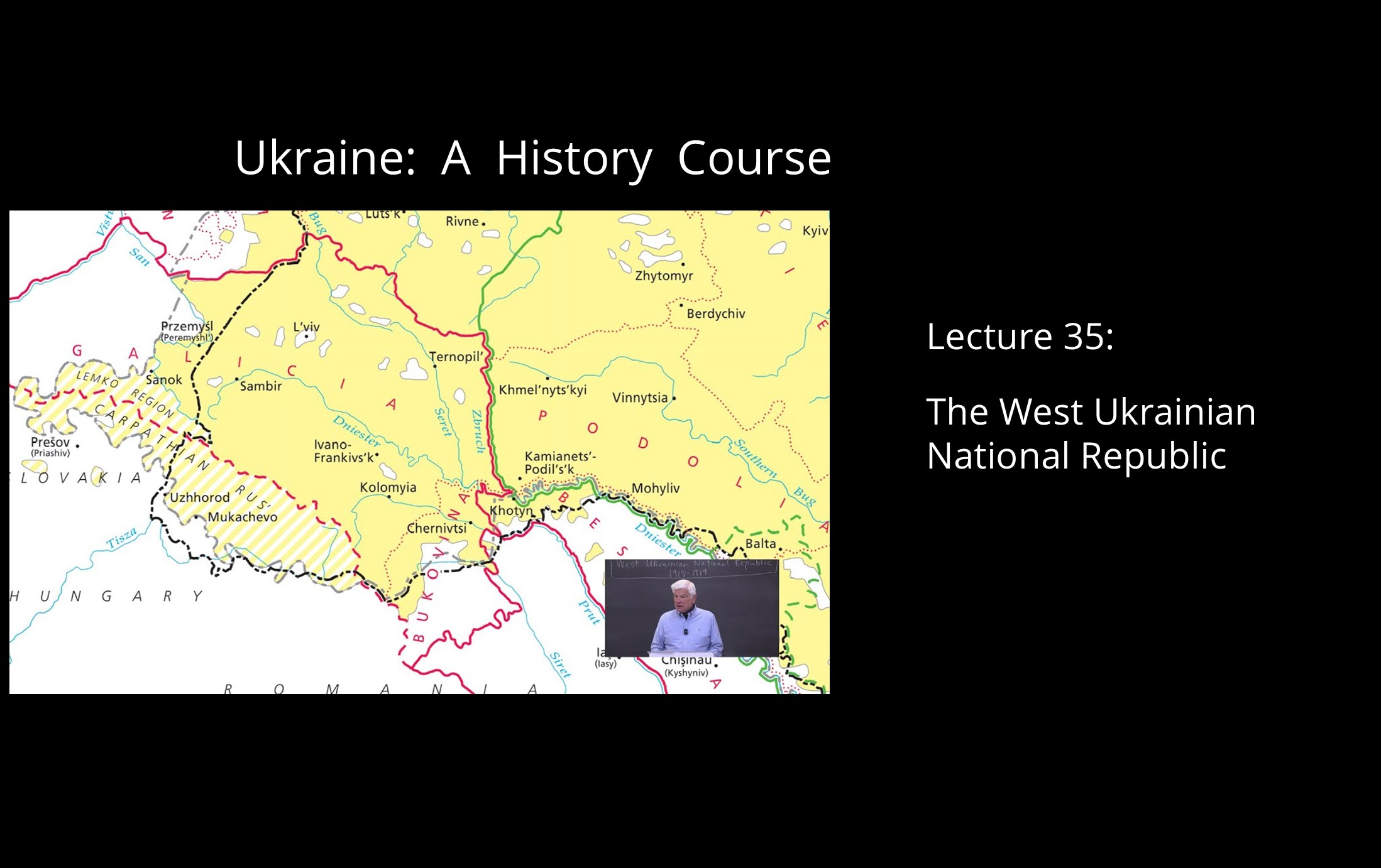 Lecture 35: The West Ukrainian National Republic - UJE - Ukrainian Jewish Encounter