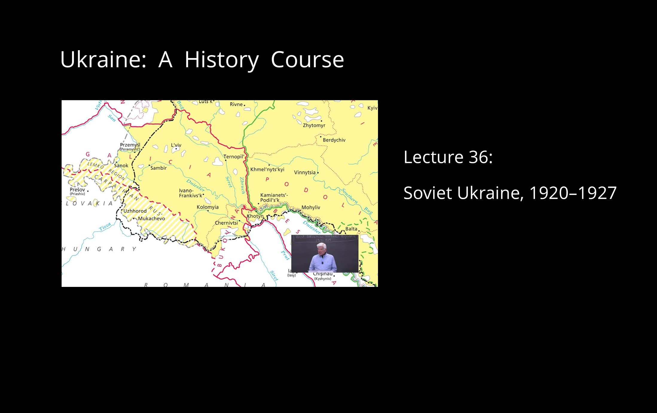 Lecture 36: Soviet Ukraine, 1920–1927 - UJE - Ukrainian Jewish Encounter